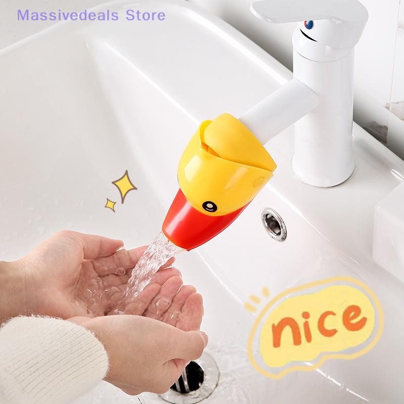 Massivedeals Children Kids Faucet Extender Washing Hands Toy Duck ...