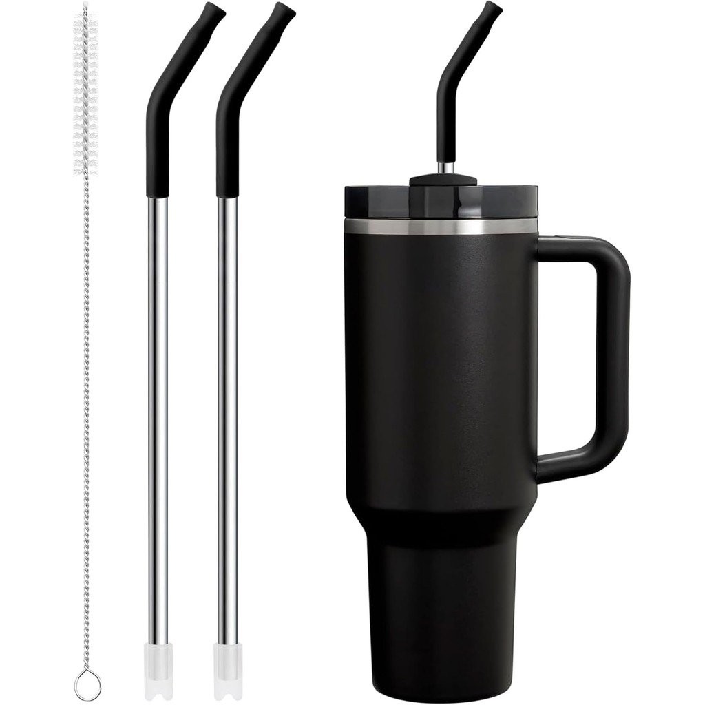Metal straws are suitable for Stanley 14oz/20oz/30oz/40oz Cup,Long ...