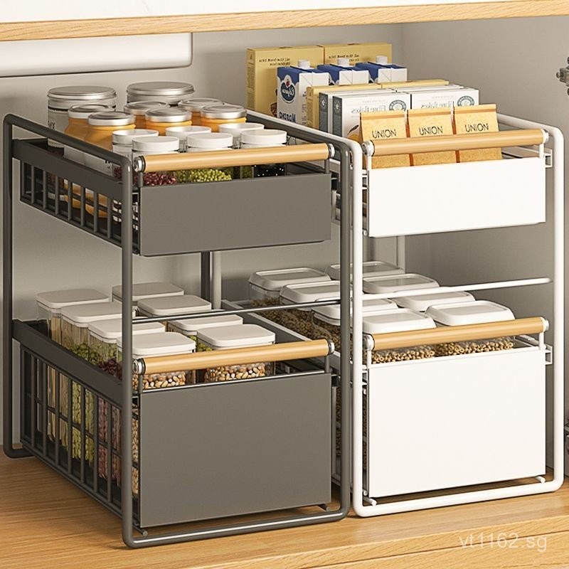 Pull-out Sink Snack Storage Kitchen Cabinet Push-pull Cabinet Bathroom ...