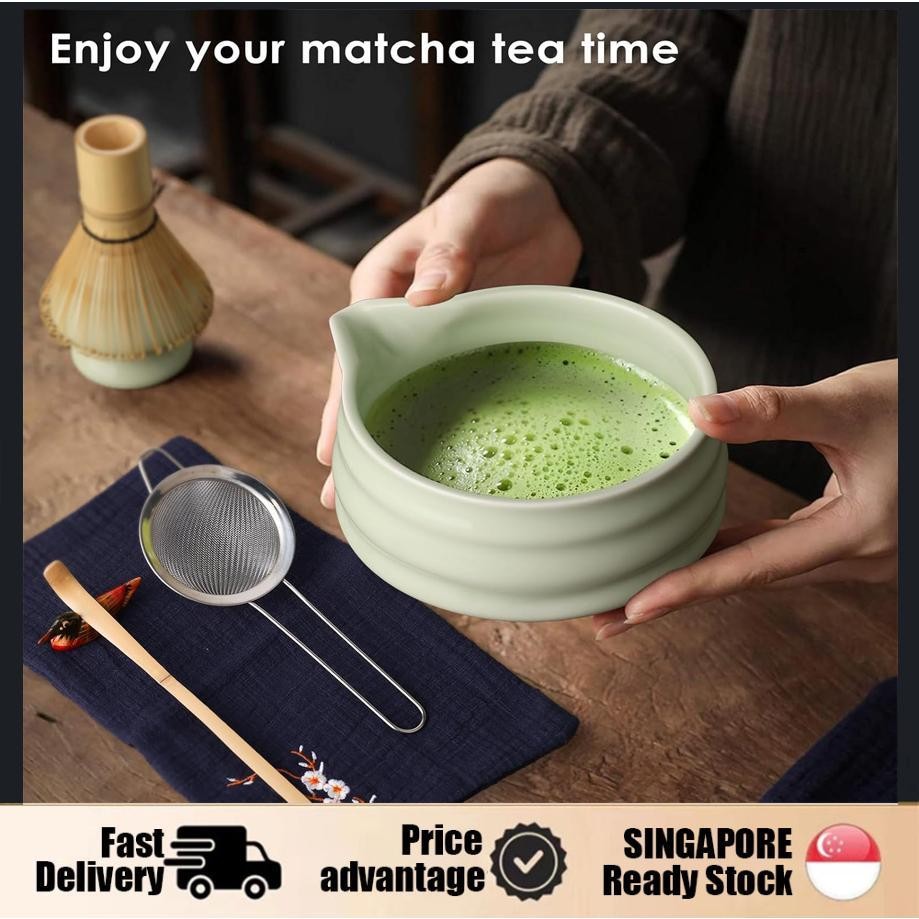 🔥SG 24H Shipping🔥4-Piece Matcha Tea Set Japanese Matcha Set with ...