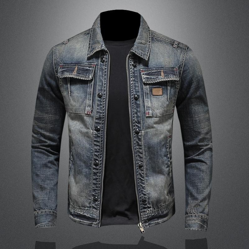 Marvel Venom Washed Distressed Retro Classic Denim Jacket Male Youth ...