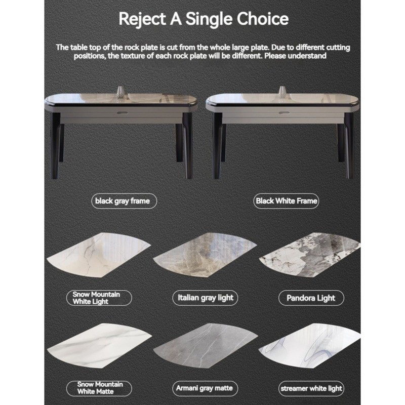 Dining Table Rock Plate caosisi3 And Chair 2024 New Modern Simple And ...