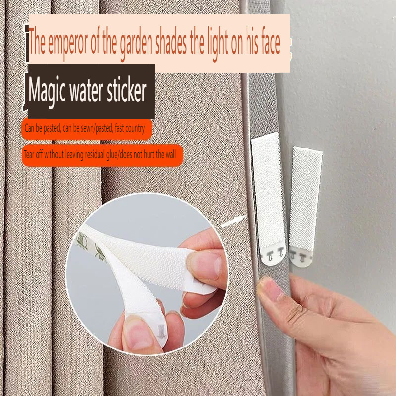 Sancheng3949 Curtain Gap Fixing Velcro Blackout Strip Both Ends Curtain ...