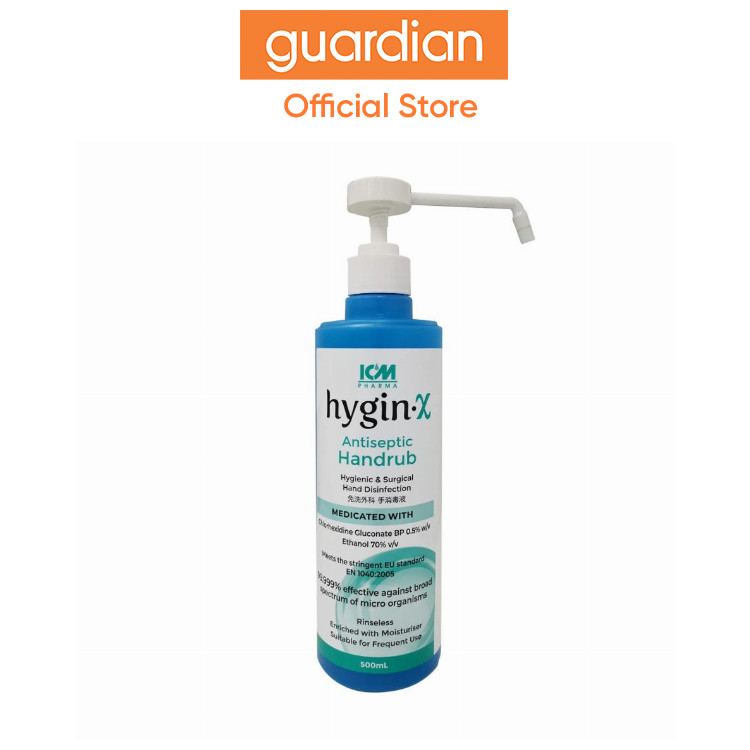 Hygin-X Antiseptic Handrub 500ml with Moisturizers | Shopee Singapore
