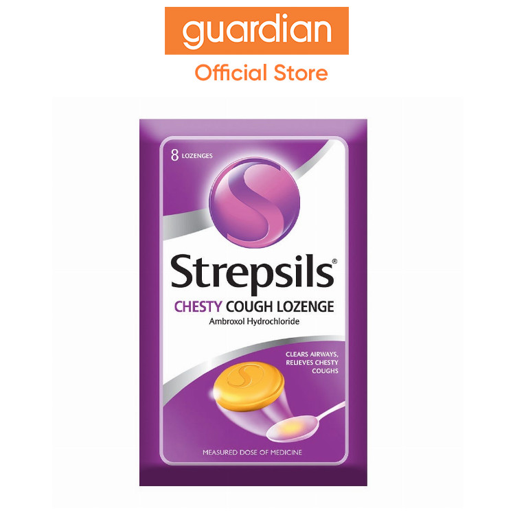 Strepsils Chesty Cough Lozenges Soothing Relief 8s | Shopee Singapore