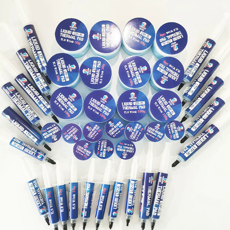 100G LTP15 15.8W Liquid Thermal Pad Gel Thermal Grease For Smartphone ...
