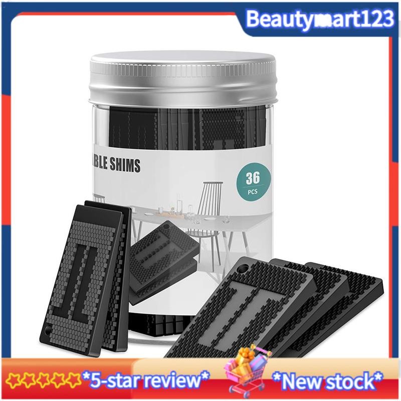 Plastic Shims for Leveling - 36 Piece Jar, Strong and Durable Table ...