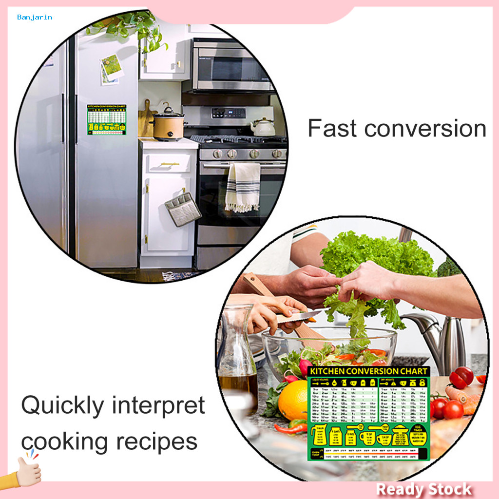 HOT Cooking Measurement Magnet Kitchen Conversion Magnet for Accurate ...