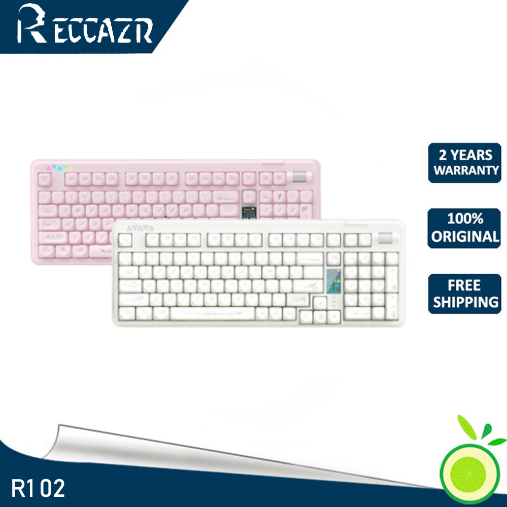 RECCAZR R1 02 Wireless Mechanical Keyboard Hot swappable RGB GASKET ...