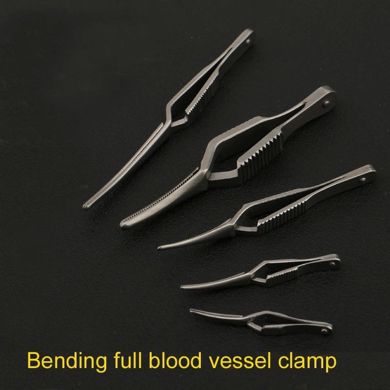 Arterial Vascular Clip Stainless Steel Microsurgical Device Temporary ...