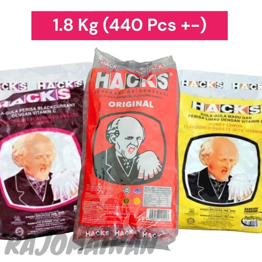 Gula gula Hacks Candy 1.8 kg (440 +- pcs) | Shopee Singapore