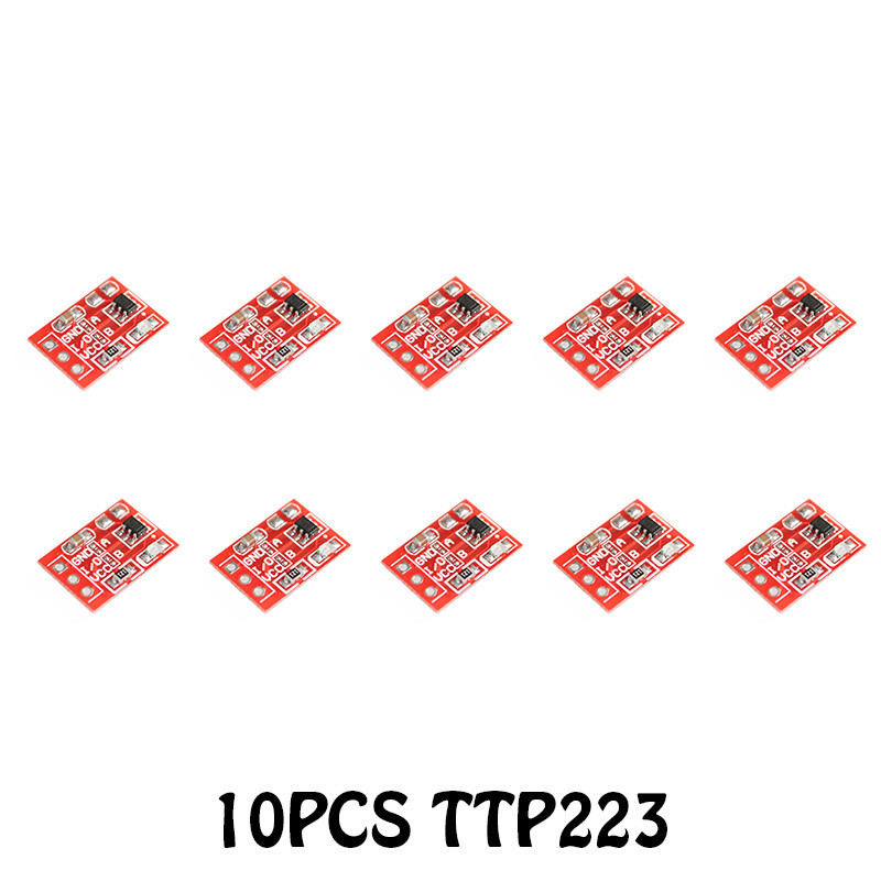 10PCS/20PCS Capacitor Type Single Channel Self Locking Touch Switch Sensor TTP223 Touch Button ...