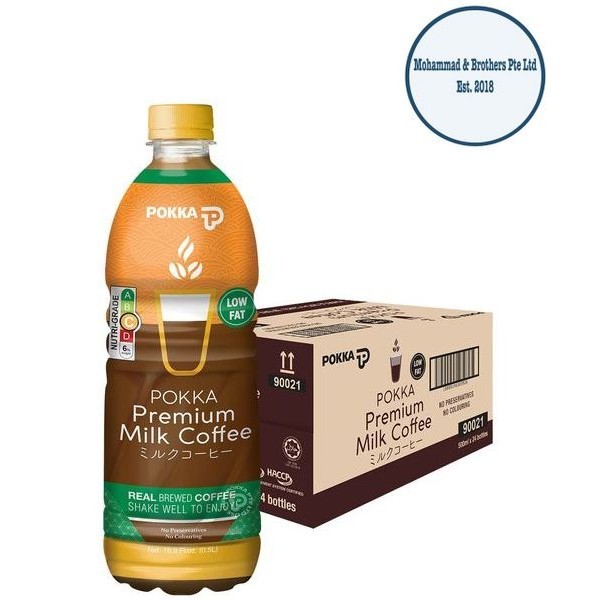 Pokka Premium Milk Coffee 24 x 500ml | Shopee Singapore