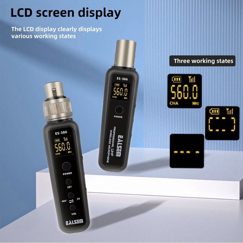 Wireless grenade system moving-coil capacitor microphone XLR ...