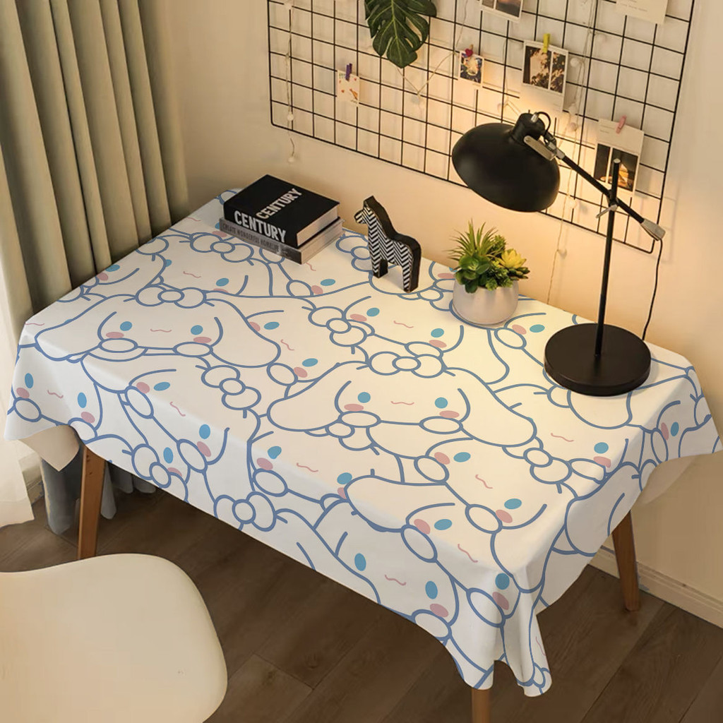 Tablecloth Cute Kuromi Cinnamon Dog High-value Dressing Tablecloth ...