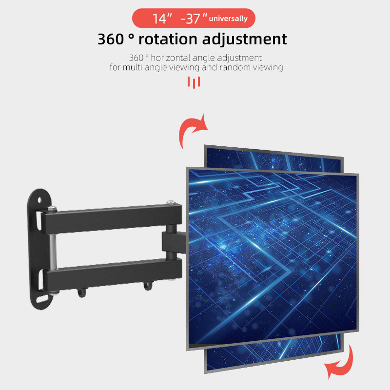 Universal Retractable TV Mounts Wall Mount Bracket Load Bearing LCD ...