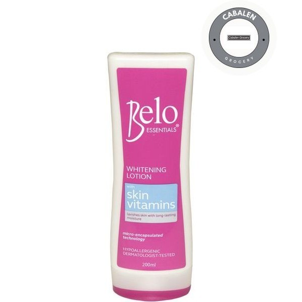 Belo Essentials Whitening Lotion With Skin Vitamins 200ml | Shopee ...