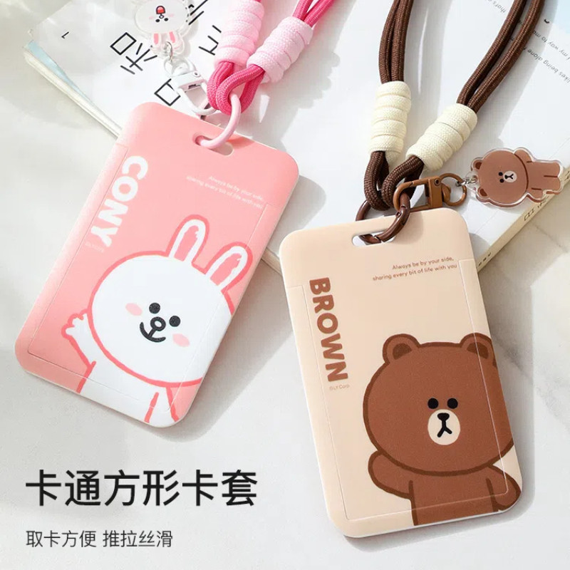 Card Holder Bus Card Food Card Work Card ID Holder Bank Card Cute ...