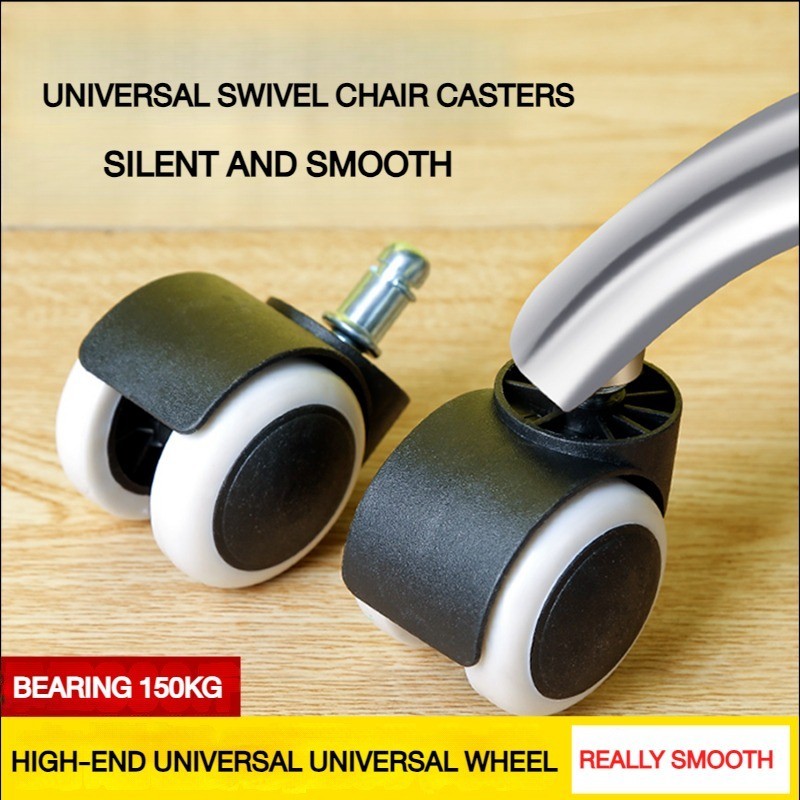 Office Chair Universal Wheel Computer Chair Caster Silent Roller Mobile ...