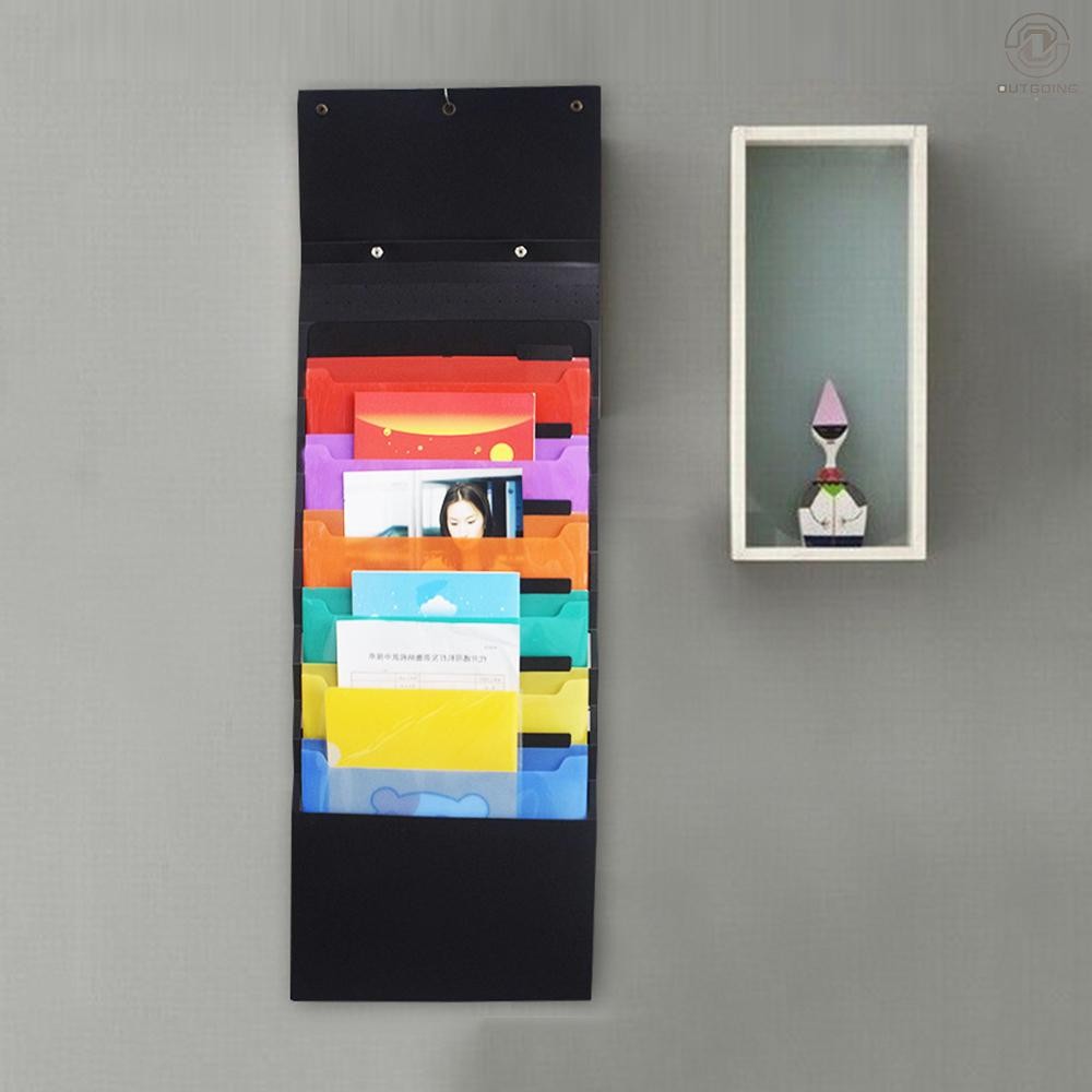 Multi-functional Hanging File Folder Holder Cascading Wall Organizer ...