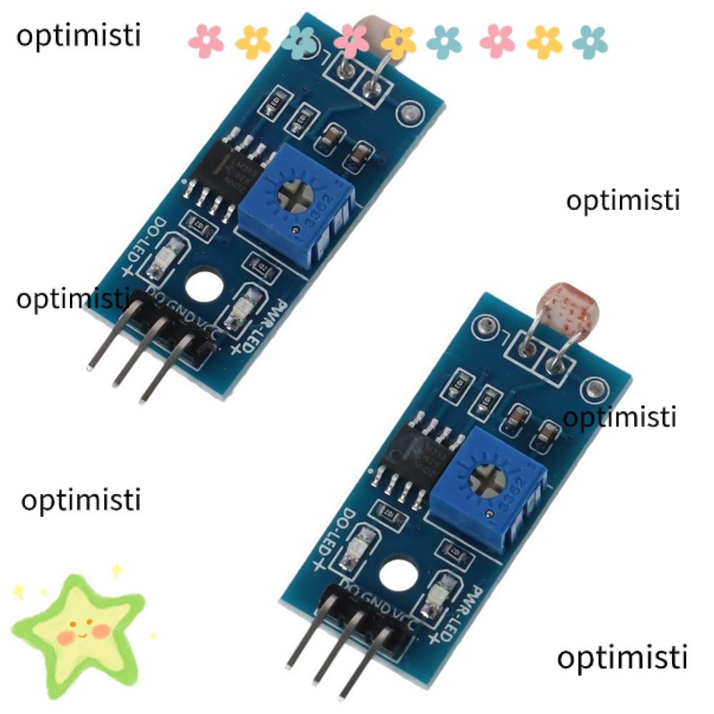 OPTIMISTI 10pcs LDR Photosensitive Sensor Module, Light Dependent 5MM ...