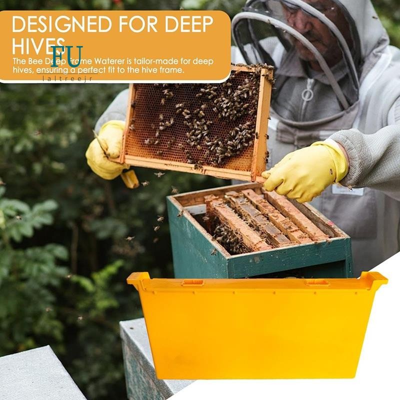 Beehive Feeder Bee Frame Feeder Beehive Water Food Feeder Beekeeping Deep Frame Water Dispenser ...