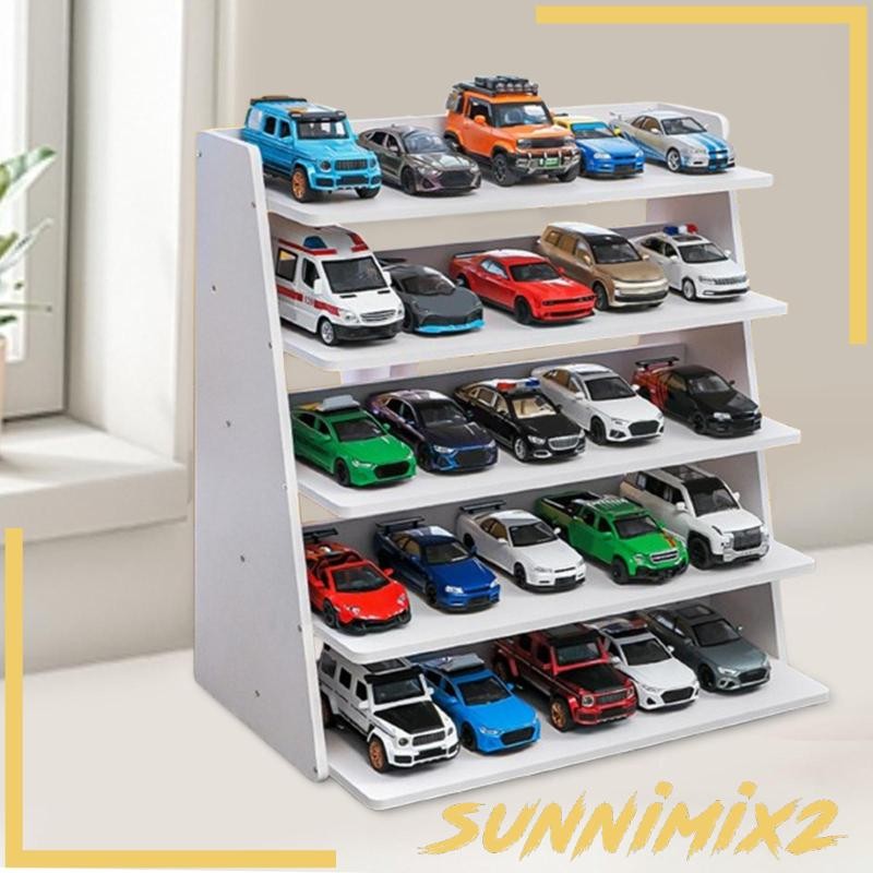 [Sunnimix2] 1/32 Diorama Car Parking Lot Display Case Desktop Decor 5 ...