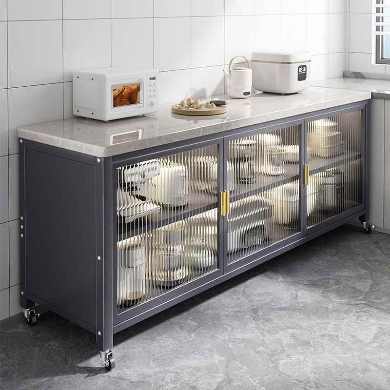 Slate Kitchen Multi-Functional Storage Rack Cutting Board Table Prep ...