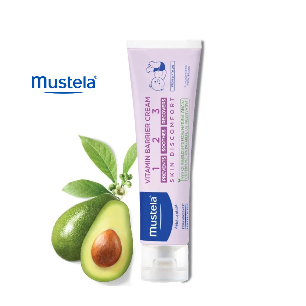 Mustela Vitamin Barrier Cream 123 for All Skin Types (100ML) | Shopee ...