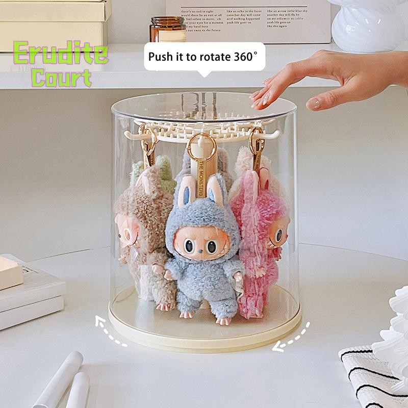 [EruditeCourtS] Labubu Pendant Transparent Display Box Labubu Doll ...