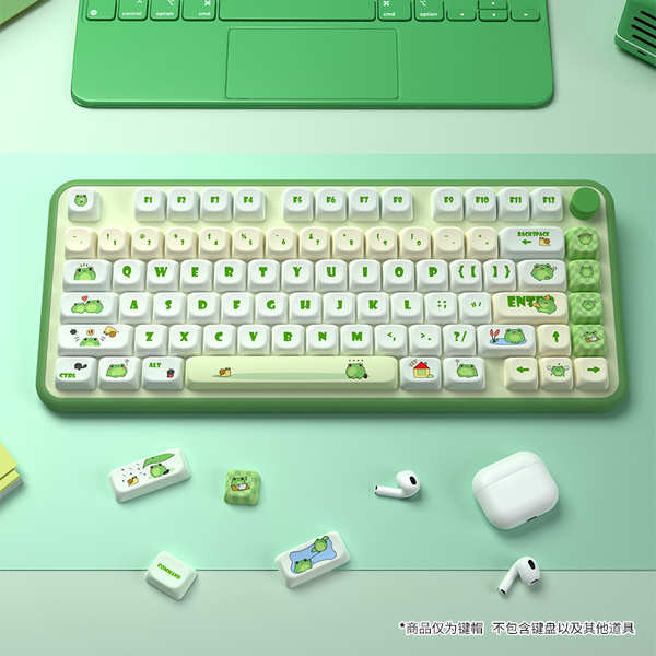 Keycap Keyboard Shrimp Frog MOA keycap Gradient Unique Round Cute ...
