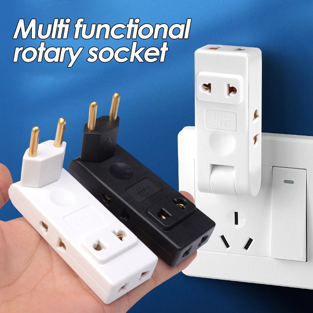 Portable 4 in 1 EU Power Plug Adapter Foldable 180 Degree Rotation ...