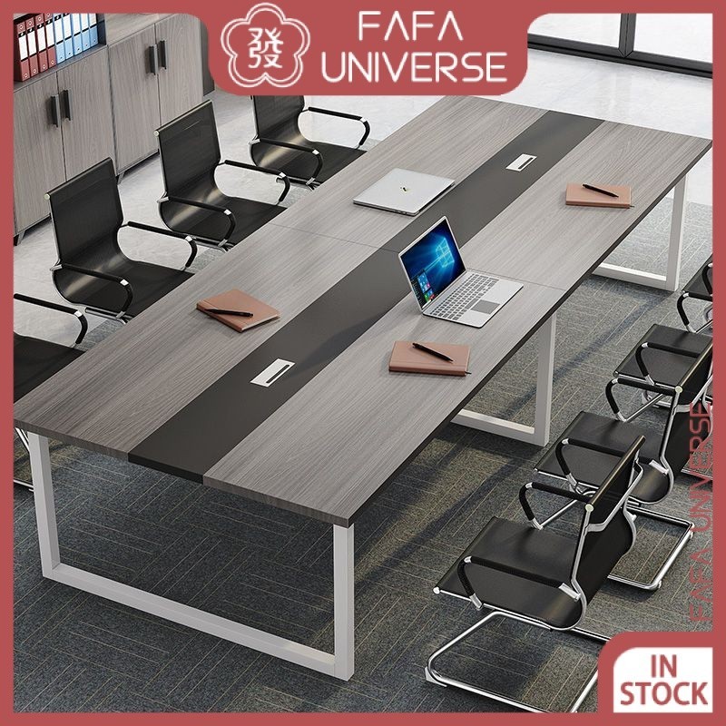 [kline]Wooden conference table long desk simple modern negotiation ...