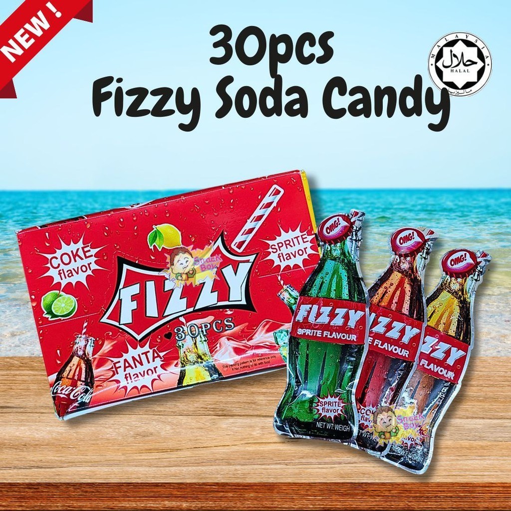30pcs Leanseng Fizzy soda Powder Candy Coke Sprite flavour | Shopee ...