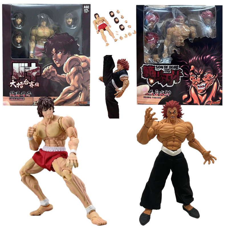 New Baki Hanma Yujiro Hanma Action Figure ST 1/12 Storm Toy Dolls Anime ...