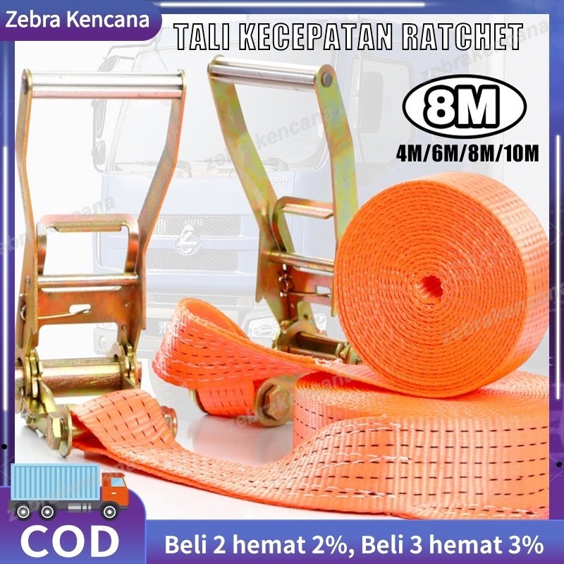 Rachet Tie Down 10 Tons x10M motorcycle goods strap Webbing Cargo ...