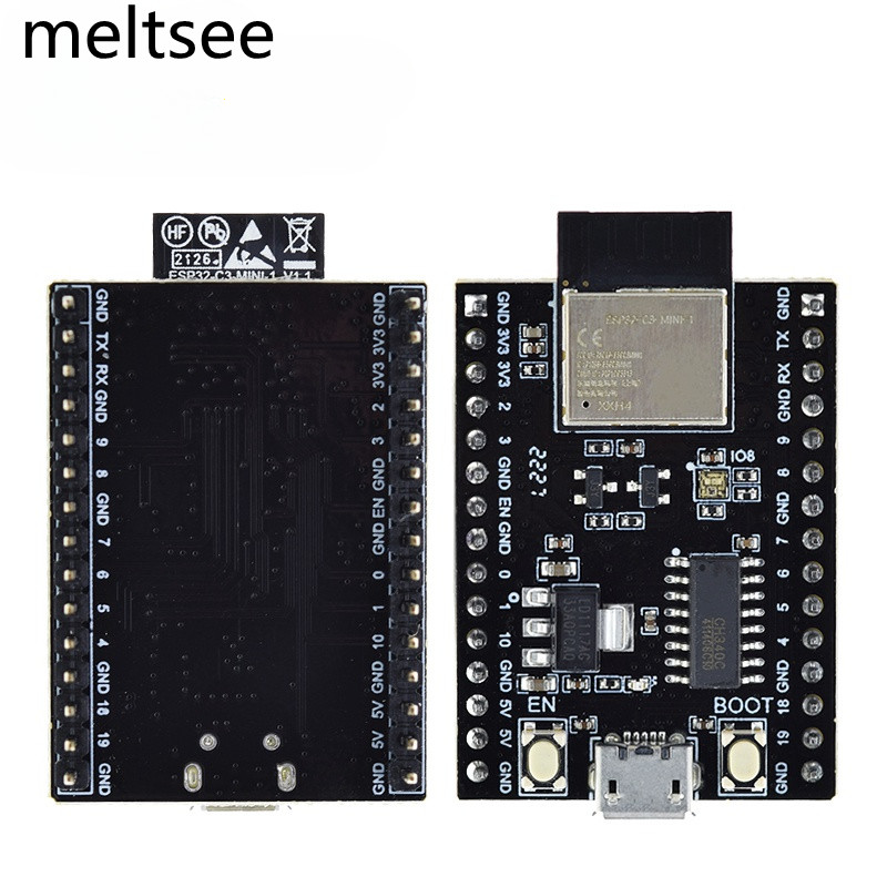 ESP32-C3 Development Board WiFi+Bluetooth 5.0 Equipped With ESP32-C3-MINI-1 ESP32 Wifi Internet ...