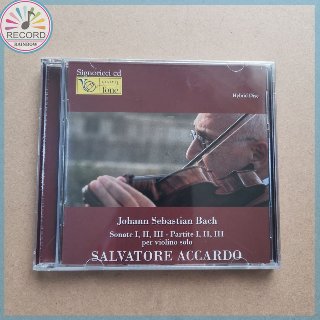 Johann Sebastian Bach Salvatore Accardo Original 2CD Album [Sealed ...