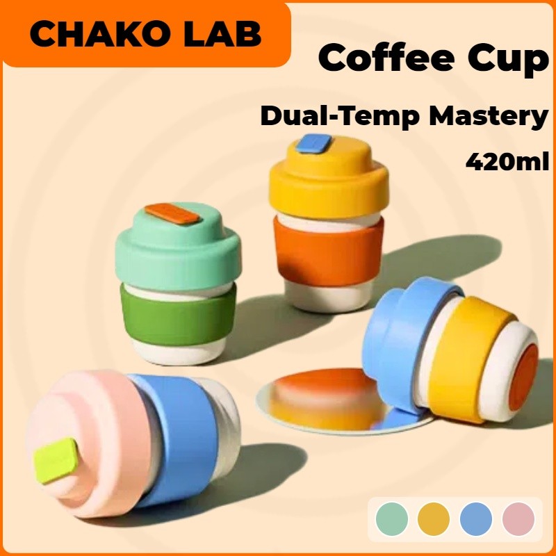 CHAKO LAB, Coffee Cup, Mini Water Bottle, Coffee Tumbler, Ceramic Liner ...