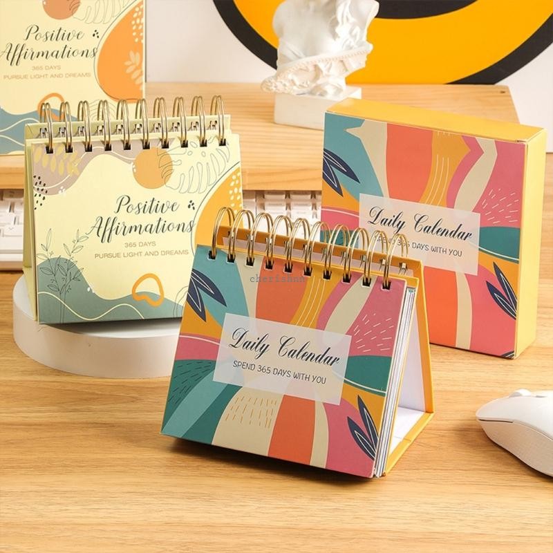 CH* Twin-Coil Binding Desk Calendar from 01 2025 to 12 2025 ...