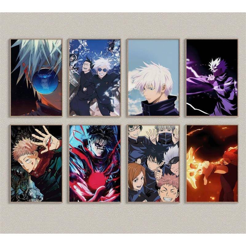 Gojo Canvas Prints Posters | Jujutsu Anime Art Anime Wall Print ...