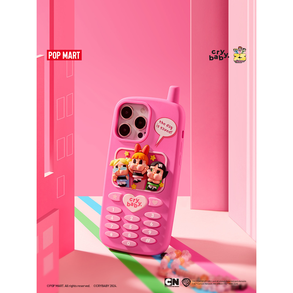 POPMART CRYBABY × Powerpuff Girls Series-Phone Case iPhone 14 Pro Max ...