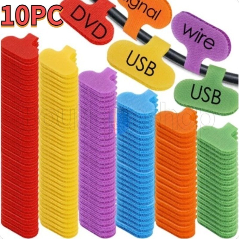 [ Featured ] Write-on Label Velcro - Reusable, Coloured - Office Wire ...
