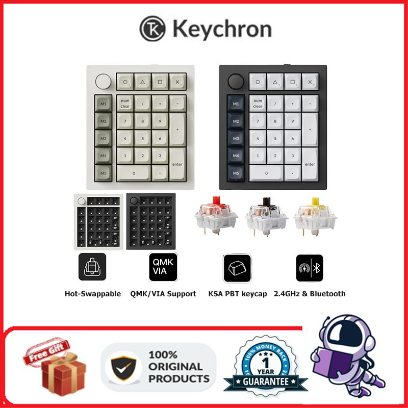 Keychron Q0 Max QMK Custom Number Keyboard | Shopee Singapore
