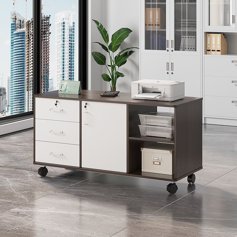 File Cabinet Data Cabinet File Cabinet with Lock under Desk Storage ...