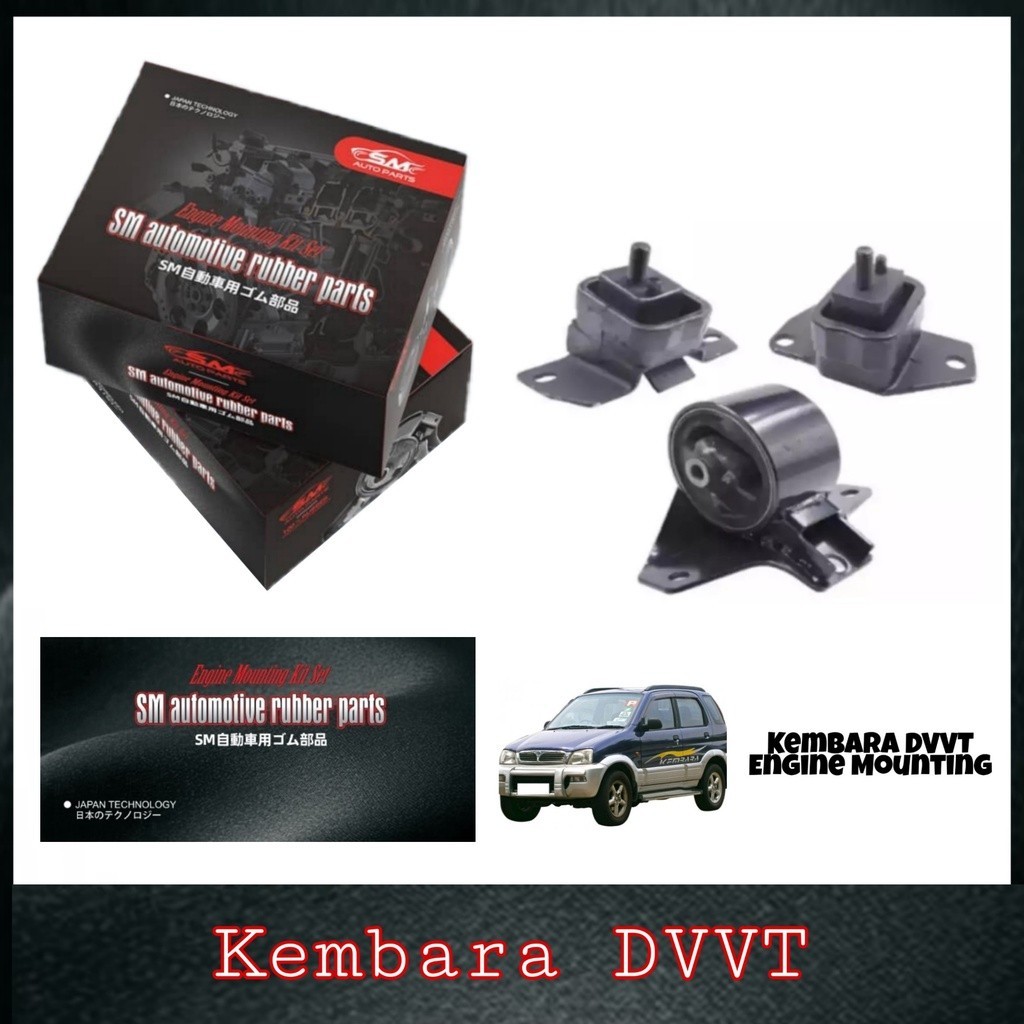 SM Engine Mounting Set - Perodua Kembara DVVT 2003-2008 ( 1+1Year ...