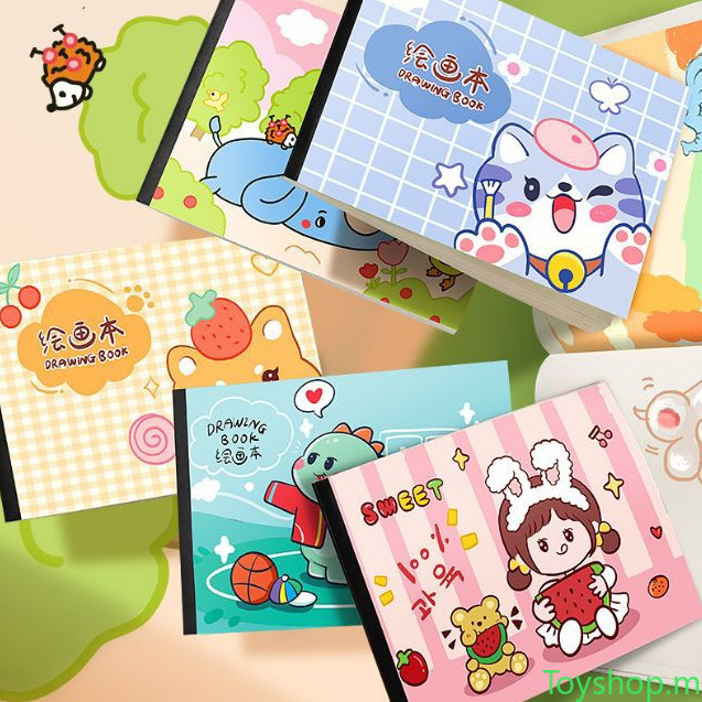 A4 Size Art Paper Drawing Book Graffiti Book Blank Picture Book Drawing ...