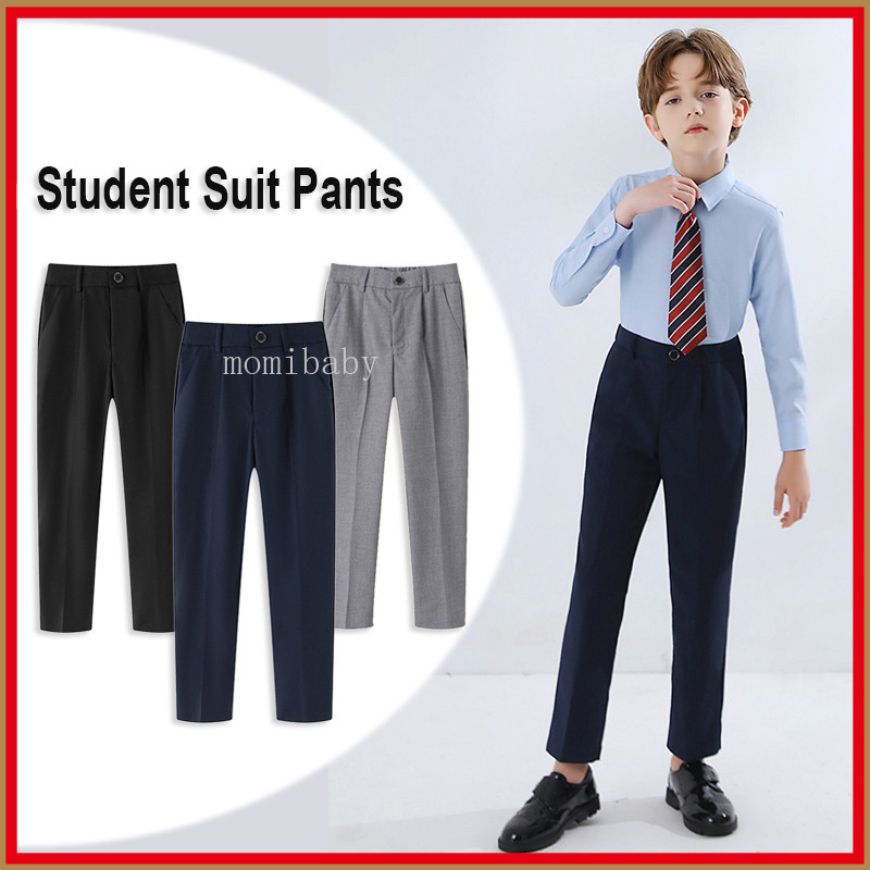 Fashion School Black Pants for Kids Boys 5 6 7 8 9 10 11 12 Year Old ...