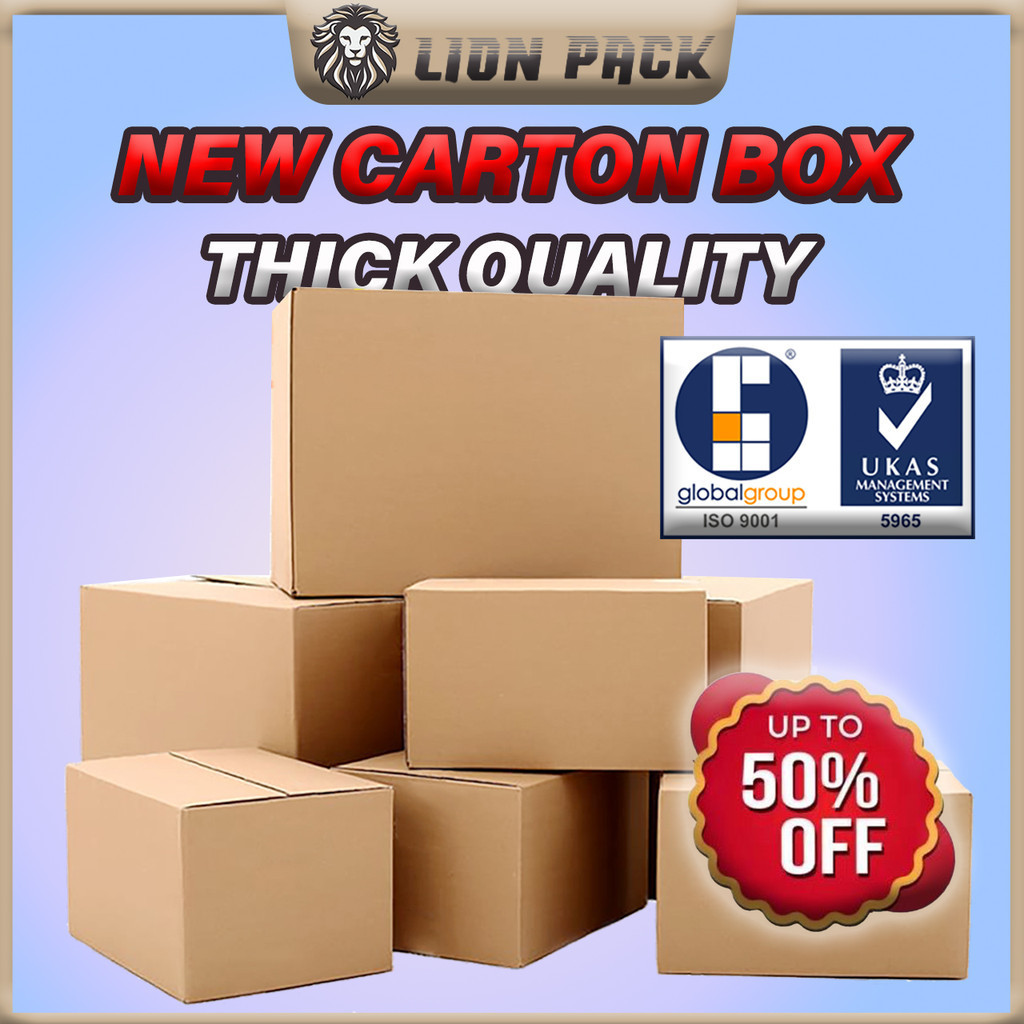 LIONPACK Kotak Packaging Box Carton Box Kotak Besar Carton Box ...