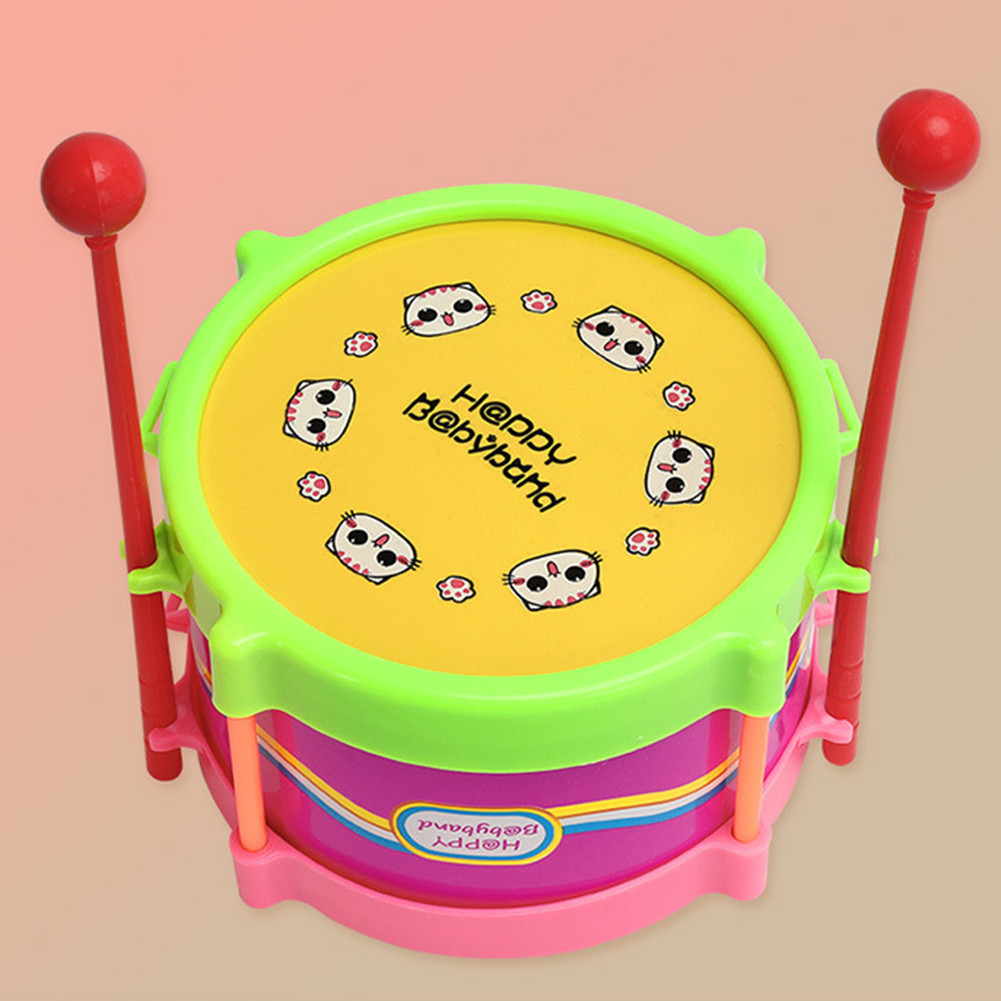 ABS Musical Instruments Drum Set Early Educational Toy Birthday Gifts ...